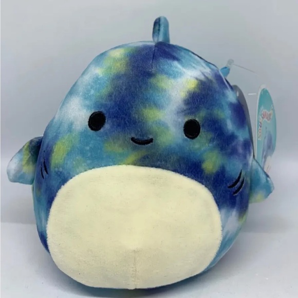 Squishmallows | Toys | Nwt 5 Luther The Tiedye Shark Squishmallow ...